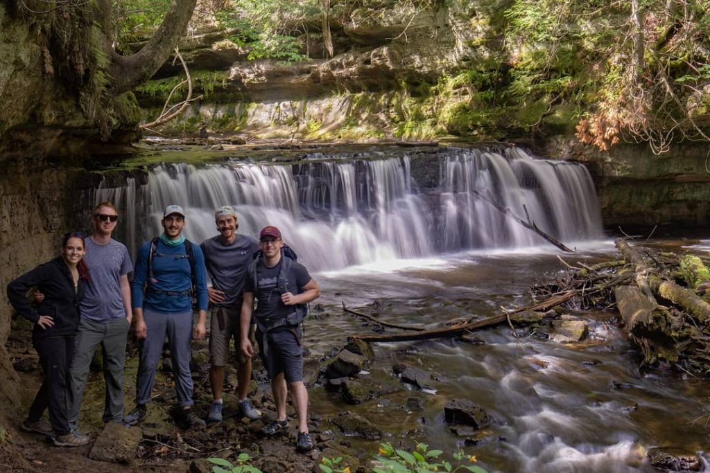 Powerful Munising waterfalls are at highwater with snow melt in the ...